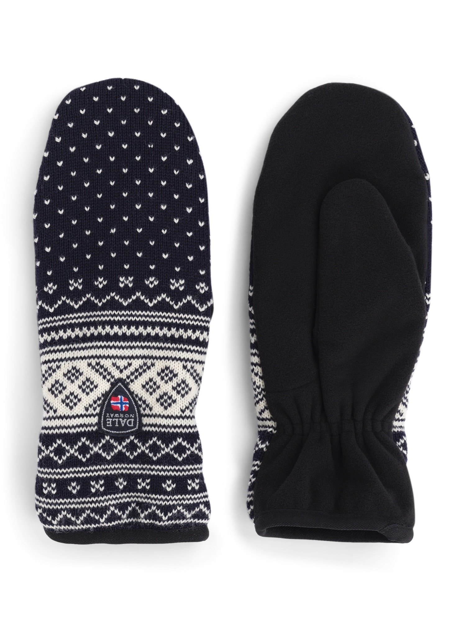 Valløy Polar Mittens Steel Offwhite - Dale of Norway