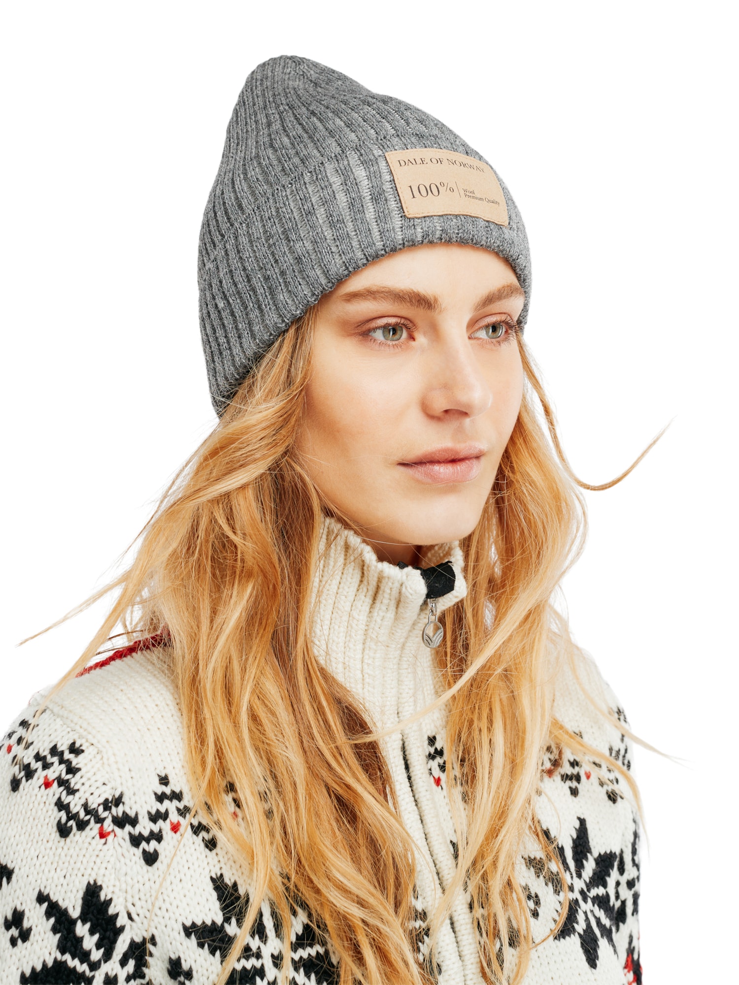 Alvøy Hat Smoke Offwhite - Dale of Norway