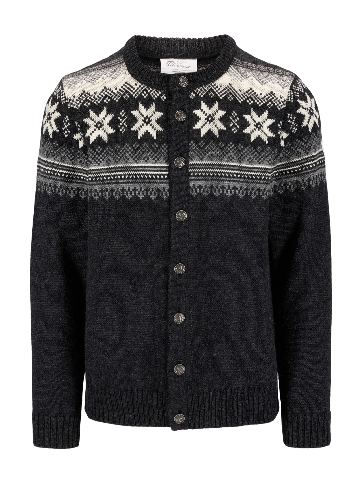 Veafjord Dark Grey Retro Wool Jacket: Classic Norwegian Elegance with a ...